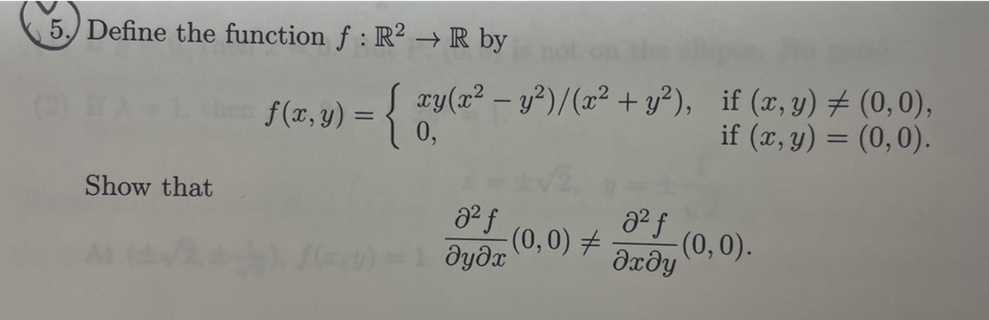 Solved Define the function f:R2→R | Chegg.com