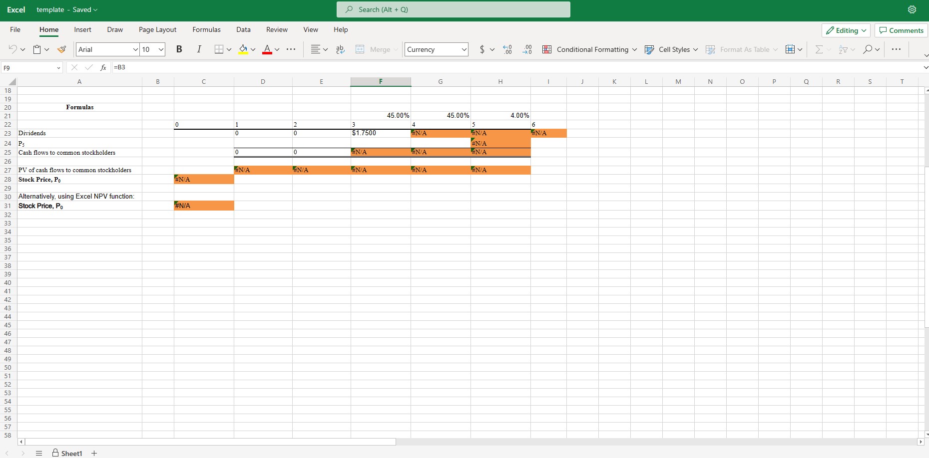 Solved Excel Online Structured Activity: Nonconstant growth | Chegg.com