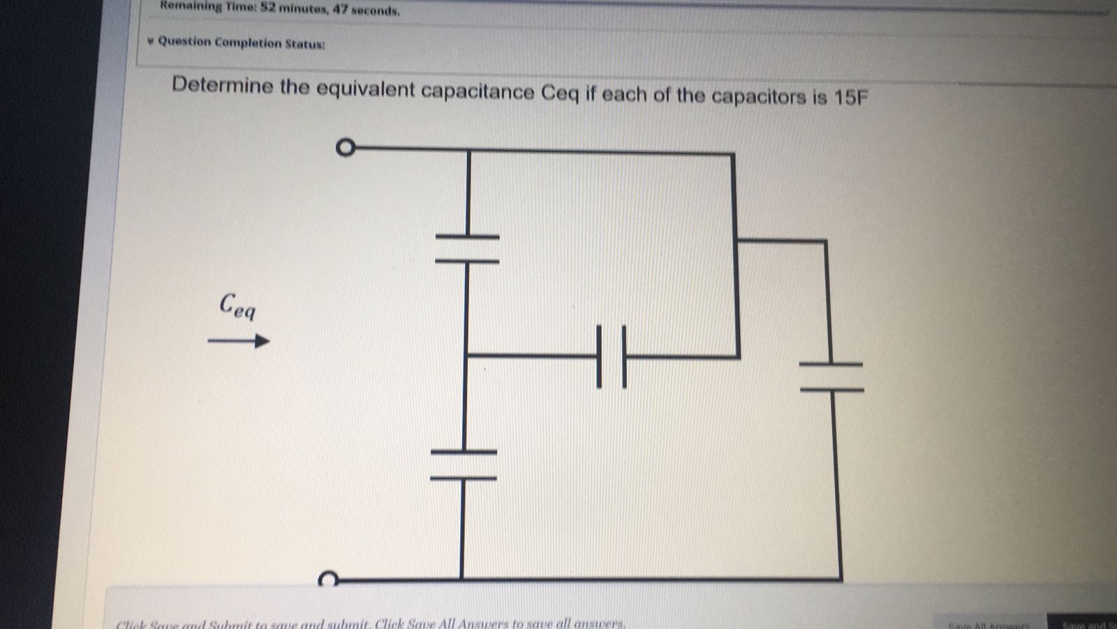 Solved Determine the equivalent capacitance Ceq if each of | Chegg.com
