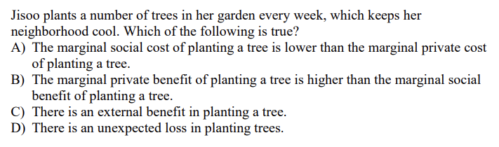 Solved Jisoo plants a number of trees in her garden every | Chegg.com