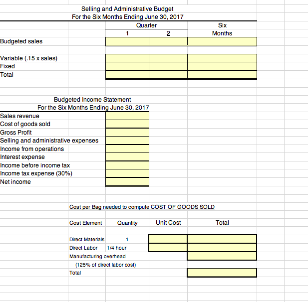 Solved Prepare a budgeted multi step income statement for | Chegg.com Solved Prepare a budgeted multi step income statement for | Chegg.com