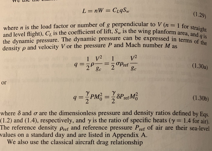 Solved 1.14 An aircraft with a wing area of 800 ft2 is in | Chegg.com