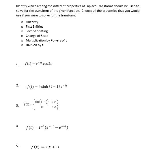 Solved Identify which among the different properties of | Chegg.com