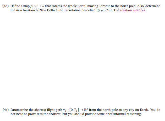 Solved 4. Here you will chart the shortest flight path from | Chegg.com
