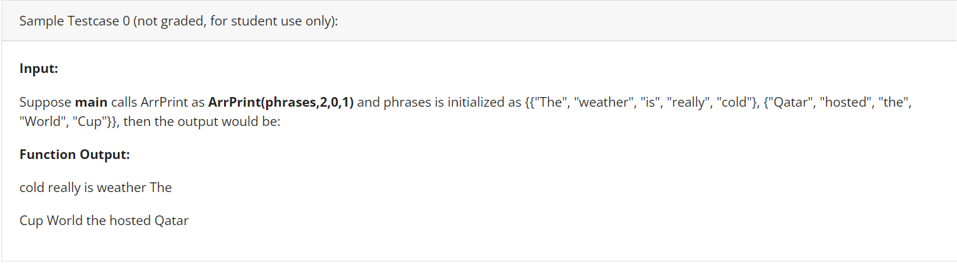 Solved HW7: Two-Dimensional Arrays You are required to write | Chegg.com