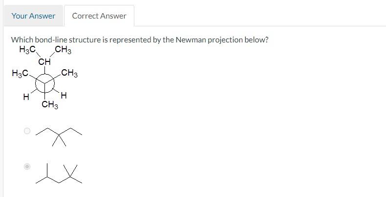 Solved Which bond-line structure is represented by the | Chegg.com