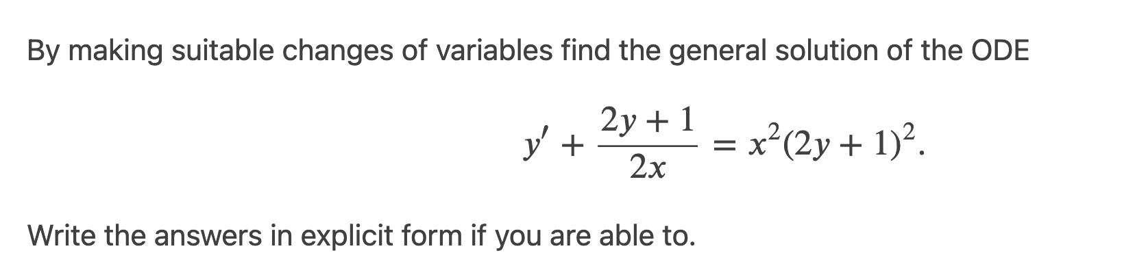 Solved By making suitable changes of variables find the | Chegg.com