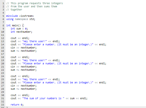 Solved The scaffold code below contains a set of commands | Chegg.com