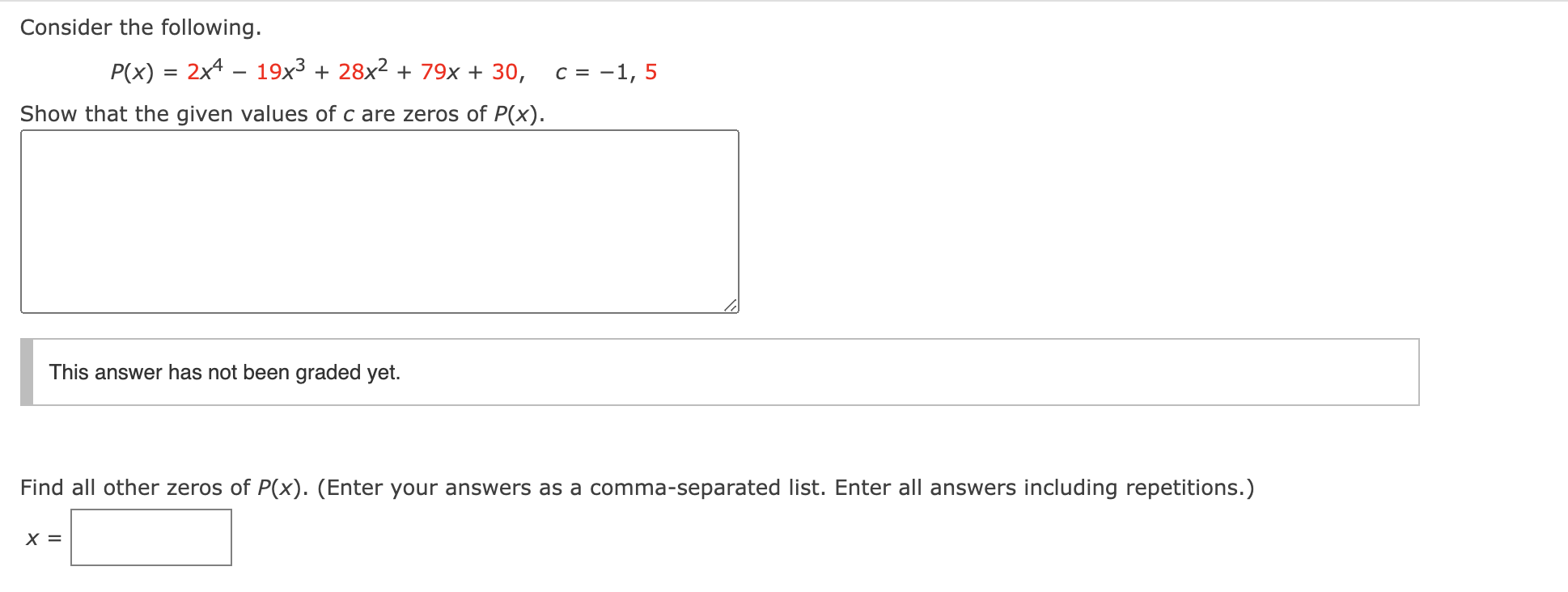 Solved Consider the following. | Chegg.com