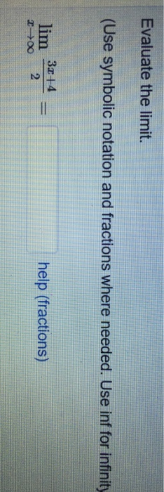 Solved Evaluate the limit. 5c lim Evaluate the limit. (Use | Chegg.com