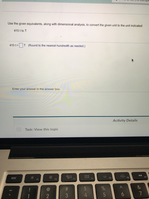 Solved Use the given equivalents, along with dimensional | Chegg.com