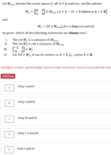 Solved Let Mnxn denote the vector space of all n x n | Chegg.com