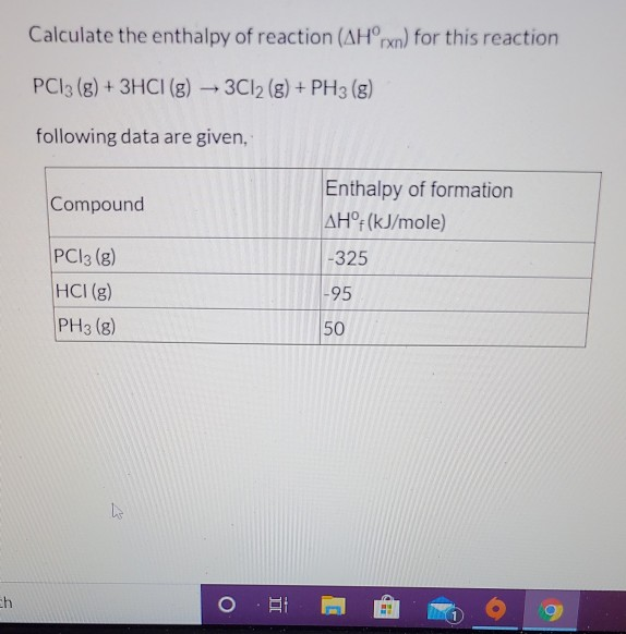 Solved Calculate the enthalpy of reaction (AH°rxn) for this | Chegg.com