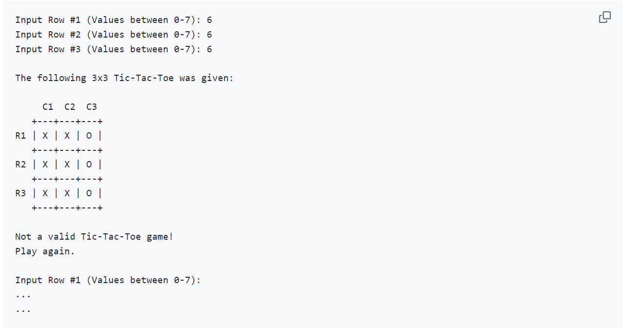Solved Write C++ CODE :WriteTic-Tac-Toe game code for C++. | Chegg.com