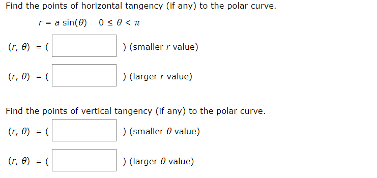 Solved Find the points of horizontal tangency (if any) to | Chegg.com