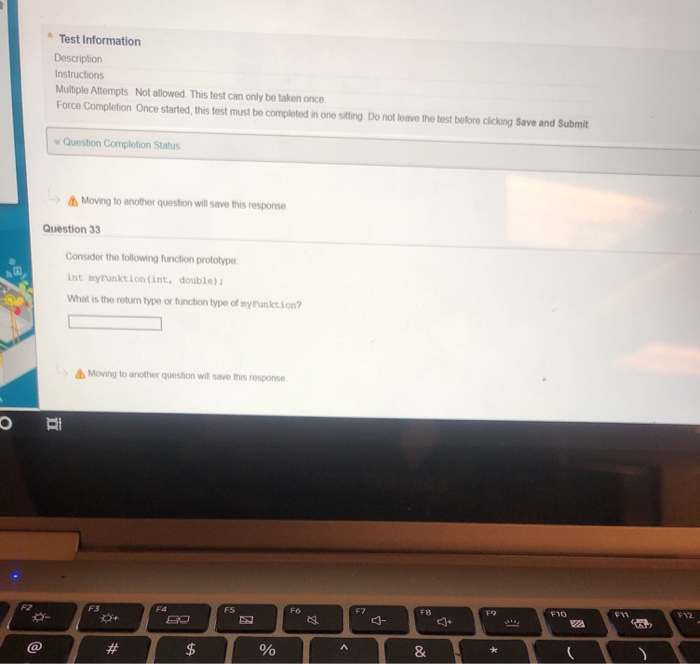 Solved Test Information Description Instructions Multiple | Chegg.com