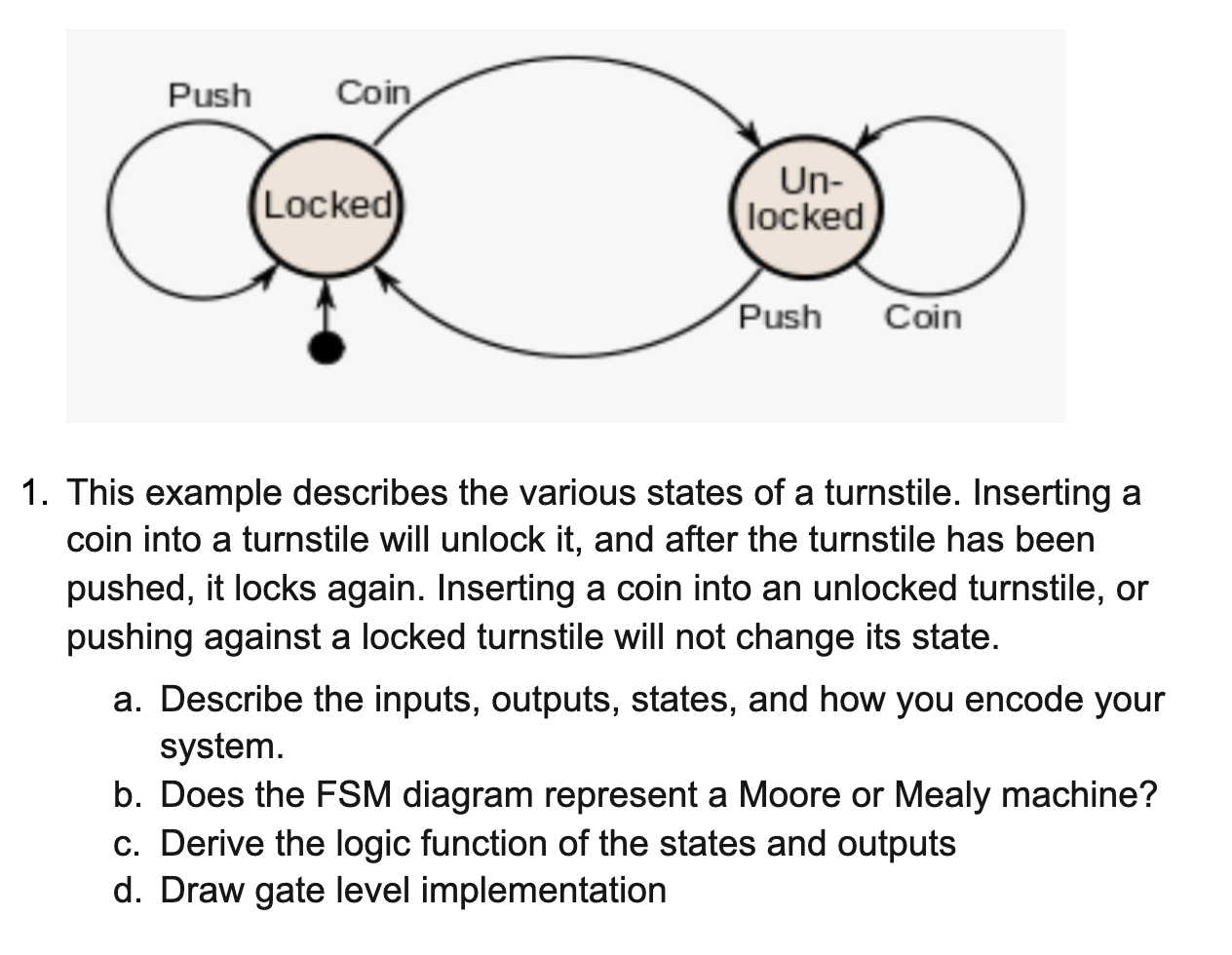 Solved Push Coin Locked Un- locked Push Coin 1. This example | Chegg.com