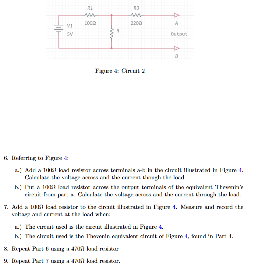 Figure 4: Circuit 2 6. Referring to Figure 4: a.) Add | Chegg.com