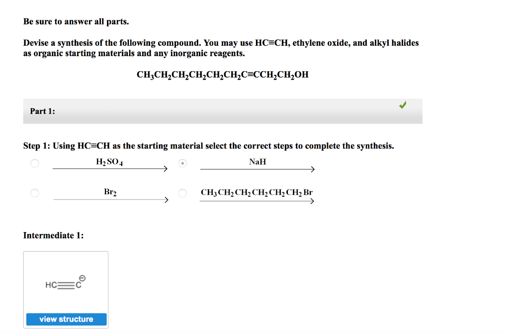 Solved Be sure to answer all parts. Devise a synthesis of | Chegg.com