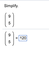 Solved Simplify. 9 9 = | 1 20 | Chegg.com