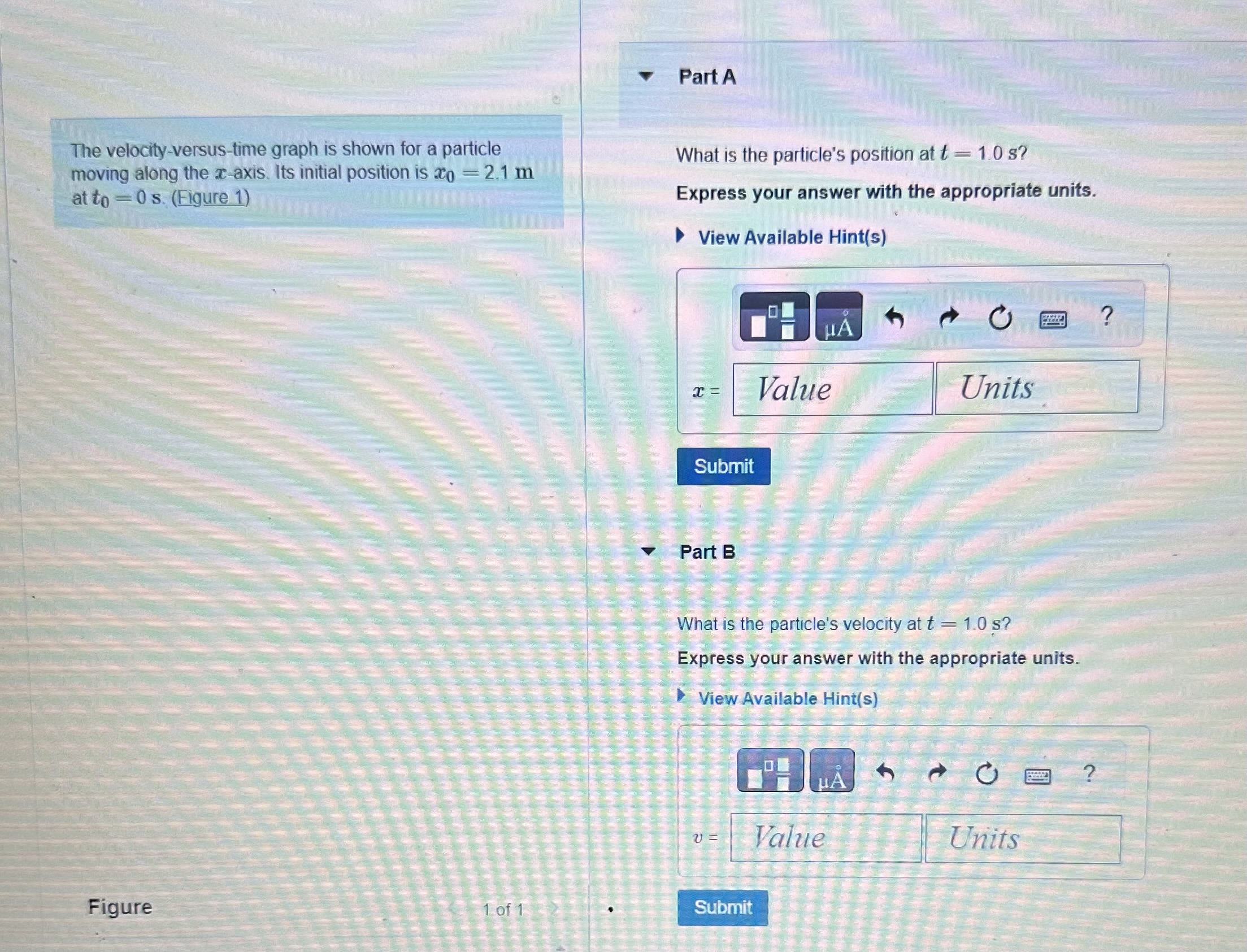 Solved The velocity-versus-time graph is shown for a | Chegg.com
