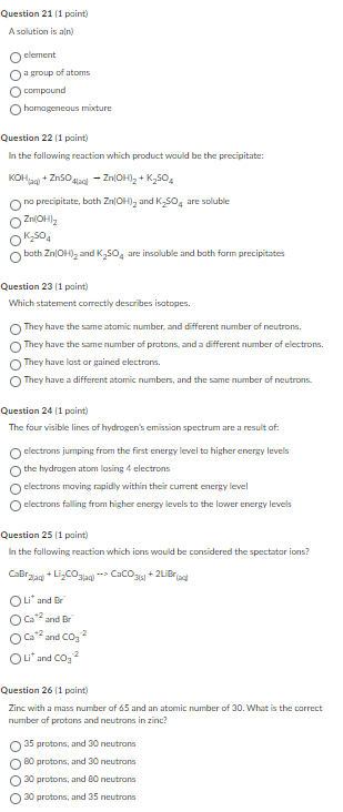 Solved Question 17 (1 point) Which statement best describes | Chegg.com
