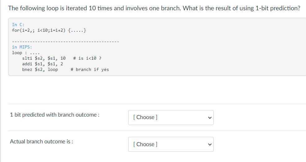 Solved The following loop is iterated 10 times and involves | Chegg.com