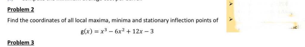 Solved Problem 2 Find the coordinates of all local maxima, | Chegg.com