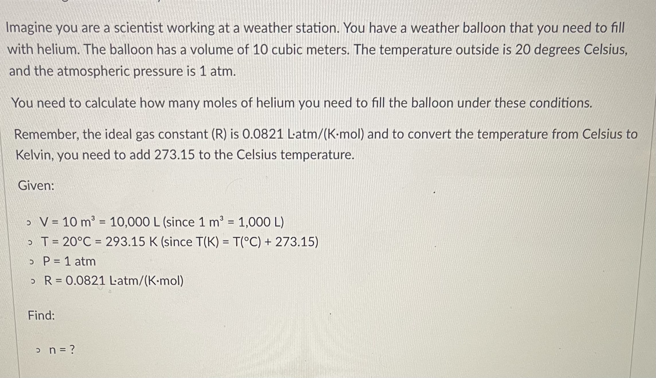 Solved Imagine you are a scientist working at a weather | Chegg.com