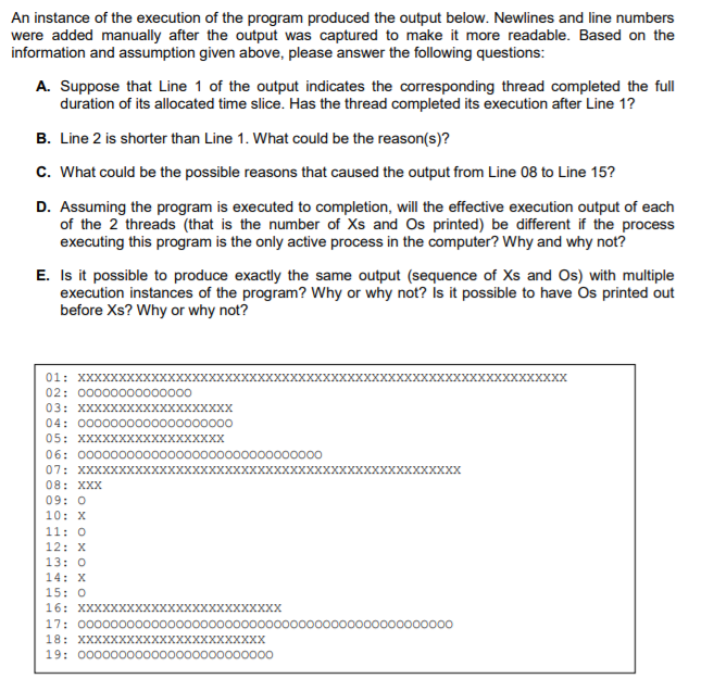 Solved Below Is A Multithreaded Program With Two Threads