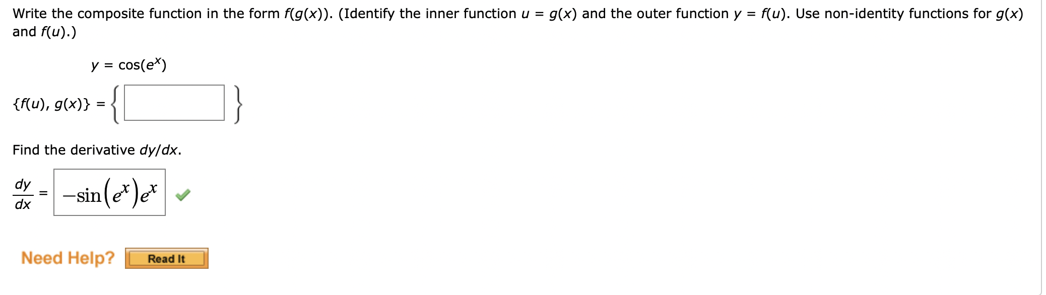 Solved Write the composite function in the form f(g(x)). | Chegg.com