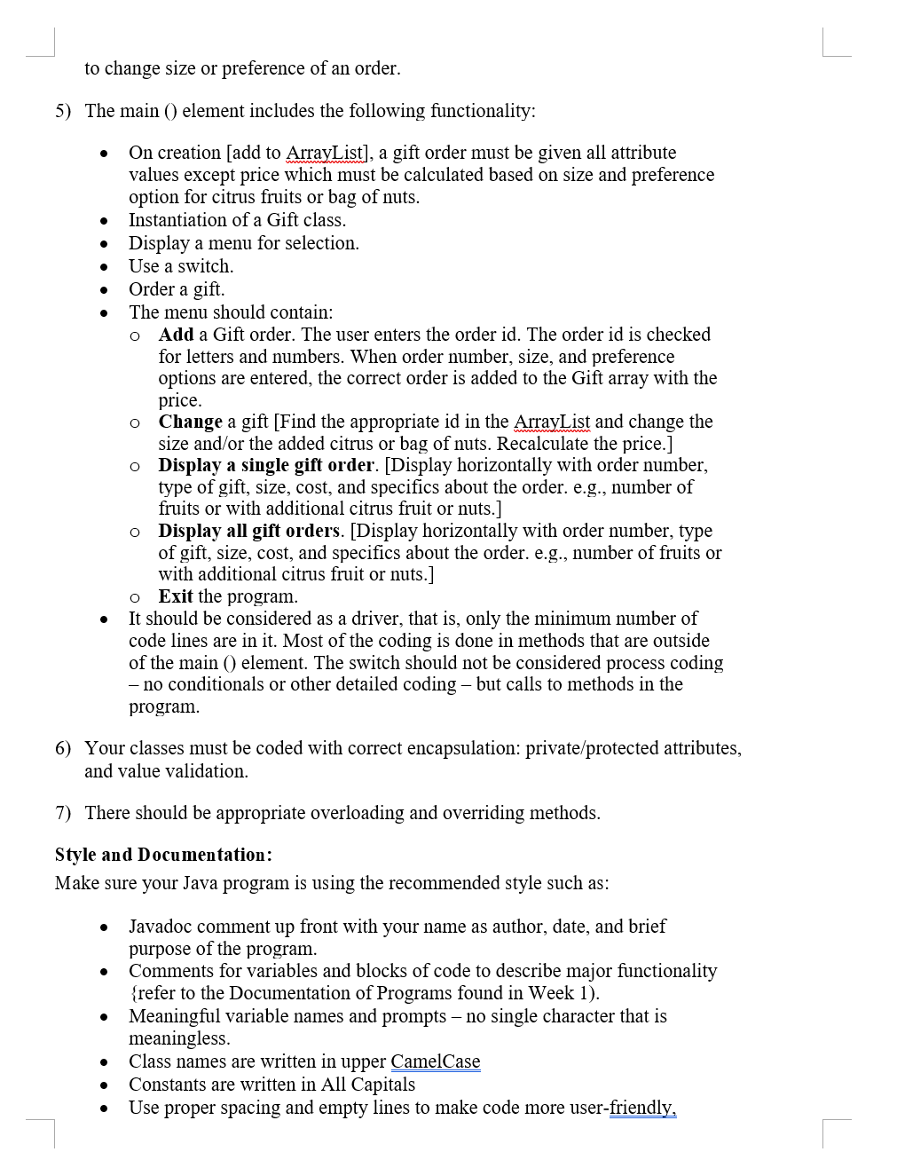 Solved Assignment 2 Gift Hierarchy Before attempting this | Chegg.com