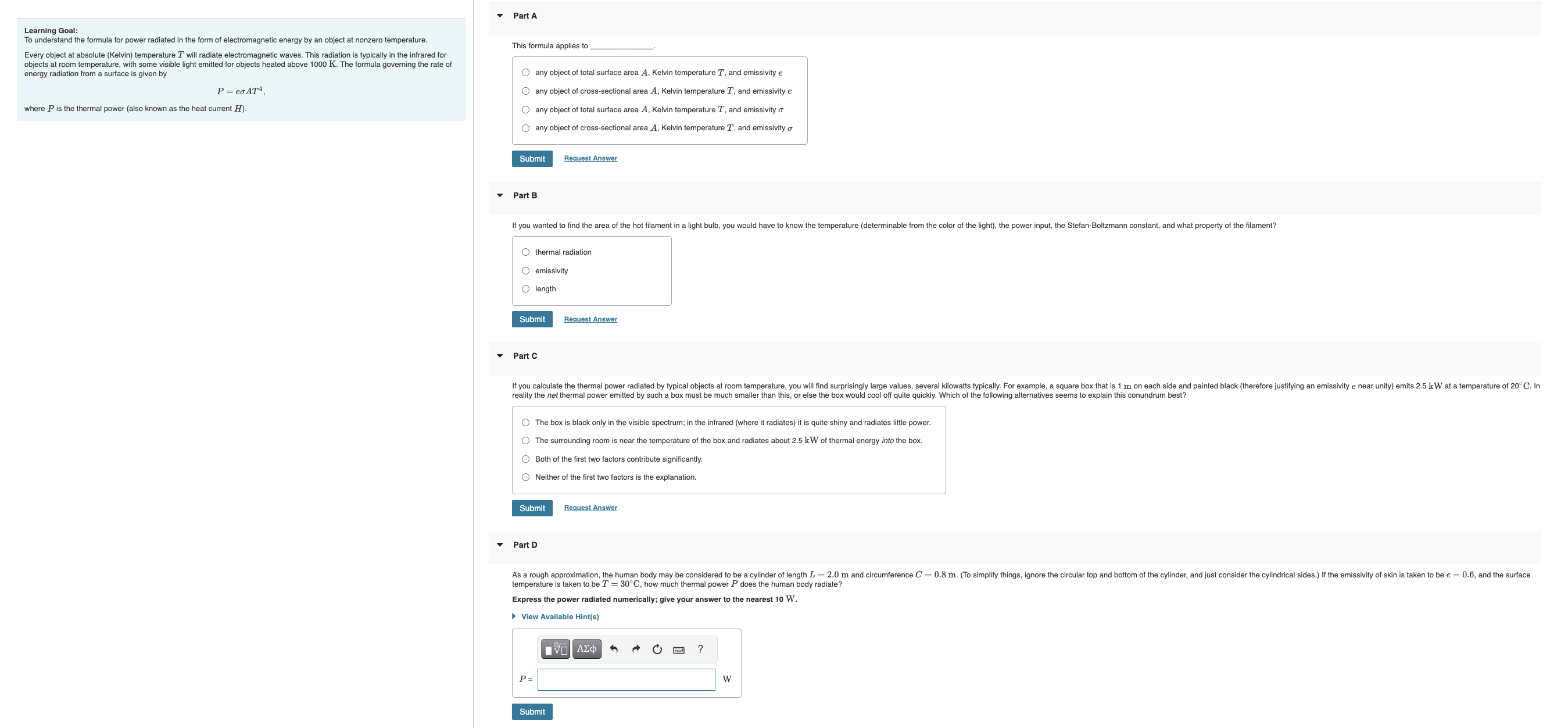 Solved Learning G Gaal: Tu understand the formula tor power | Chegg.com
