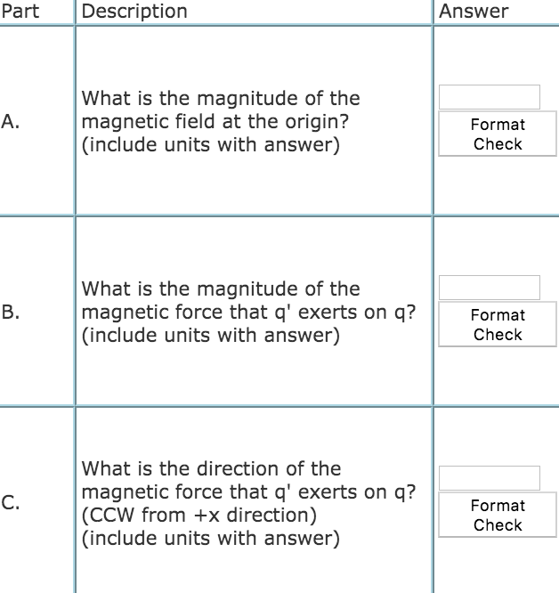 Solved A pair of point charges, q = 7.2 μC and q' = -8.7 μC, | Chegg.com