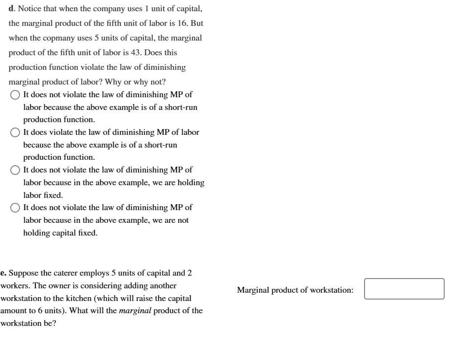 Solved Producer Behavior - End of Chapter Problem The | Chegg.com