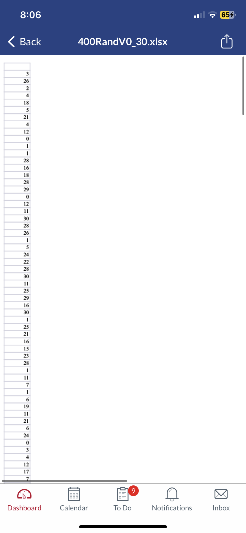 Solved Description Attached file has a randomly generated | Chegg.com