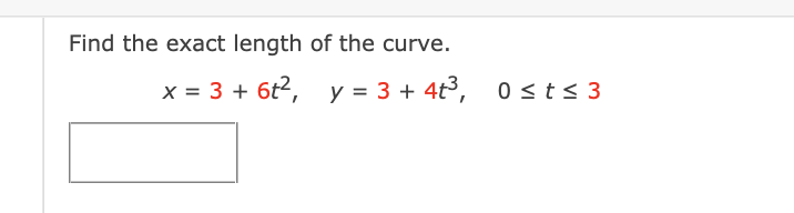 Solved Find the exact length of the curve. | Chegg.com