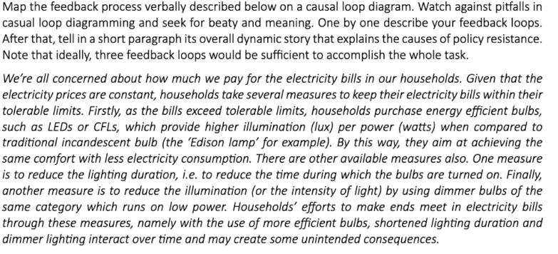 Solved Map the feedback process verbally described below on | Chegg.com