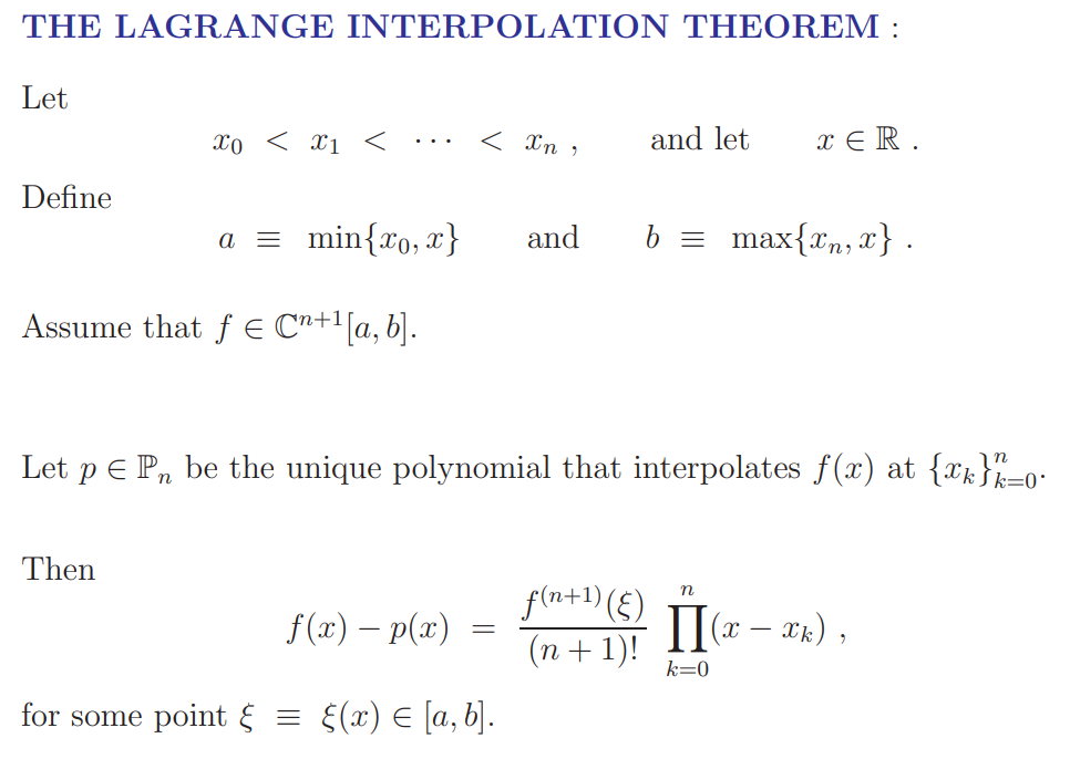Problem 1. (40%) Consider the unique interpolating | Chegg.com