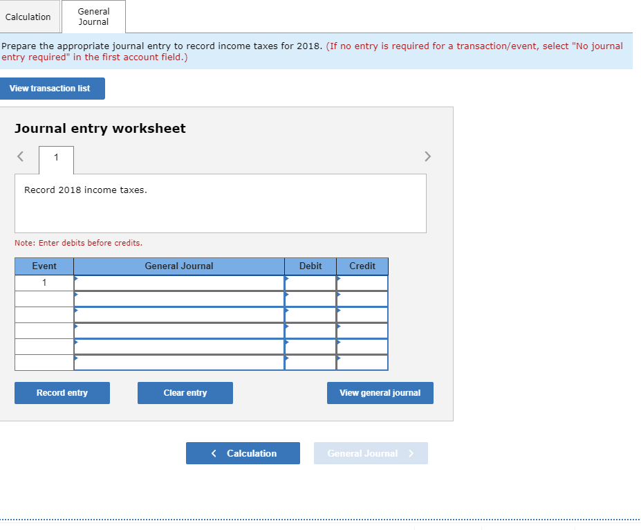 Solved Exercise 16-18 Multiple temporary differences; record | Chegg.com