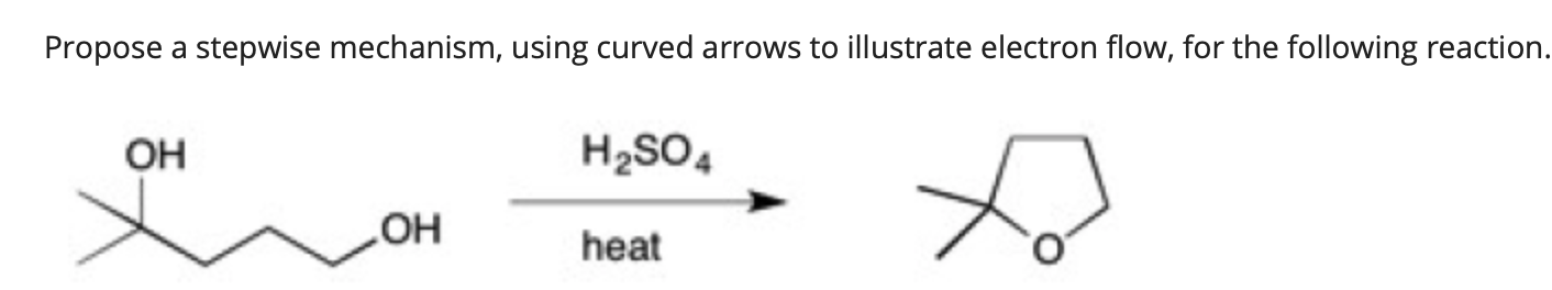 Solved Propose a stepwise mechanism, using curved arrows to | Chegg.com