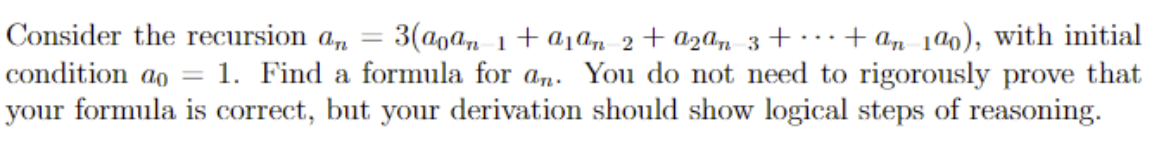 Solved Consider the recursion | Chegg.com
