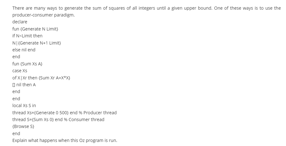 Solved There are many ways to generate the sum of squares of | Chegg.com