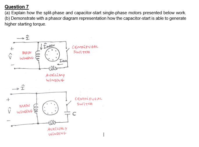 Solved Question 7 (a) Explain how the split-phase and | Chegg.com