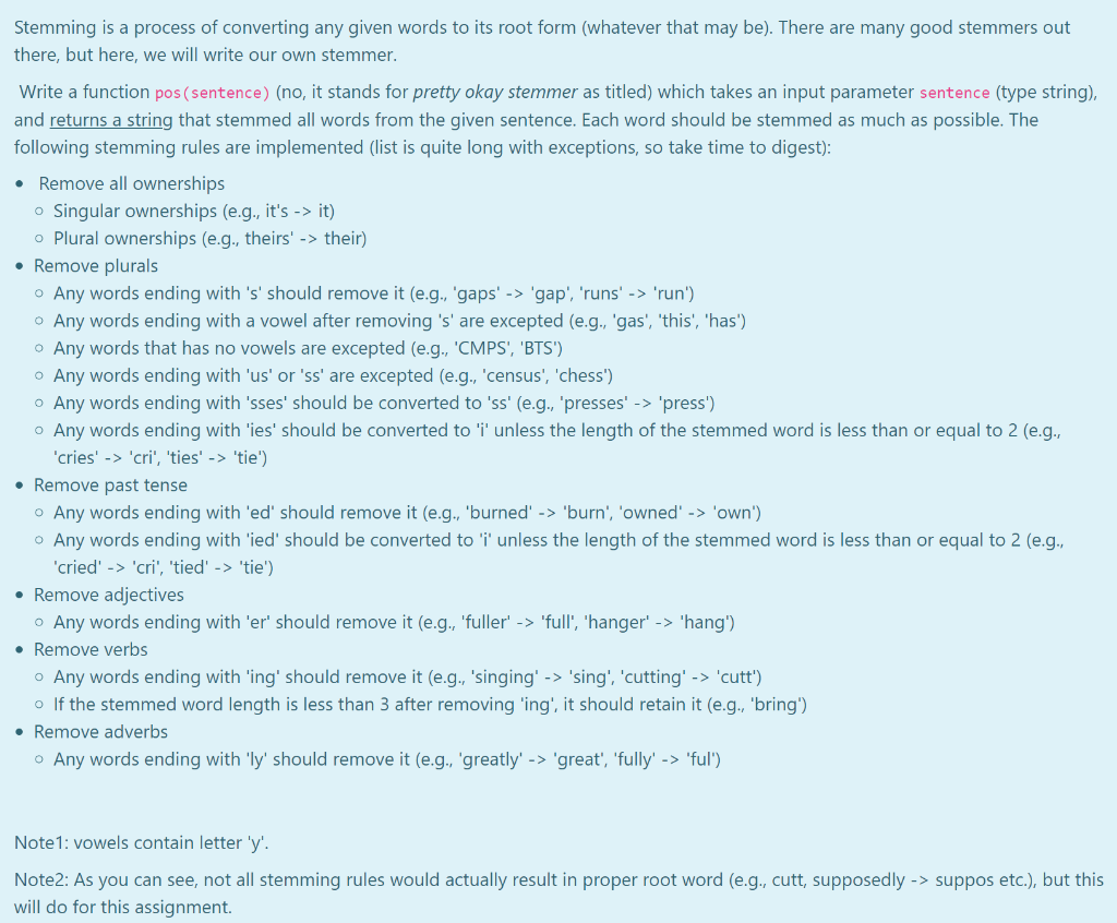 Solved Need help with python question - using only for / | Chegg.com
