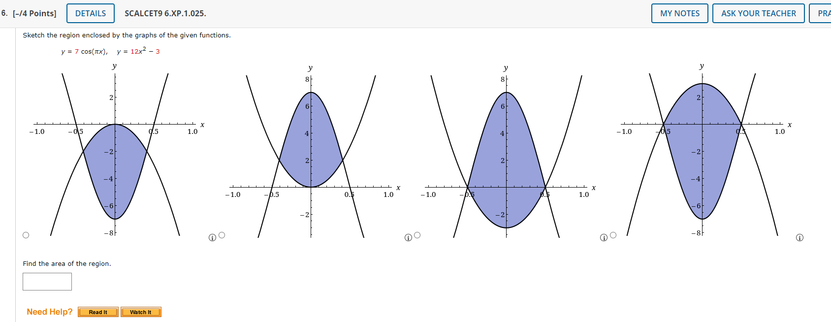 Solved Sketch the region enclosed by the graphs of the given | Chegg.com