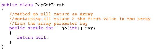 (Solved) : Lab Description Write Program Return New Array Contains ...