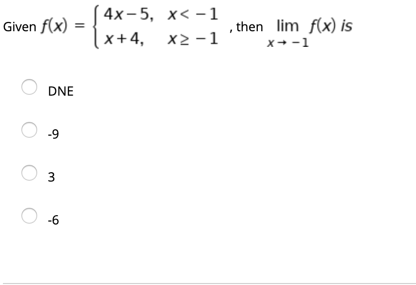 Solved Given f(x) = 4x-5, x