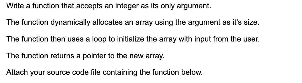 Solved Write a function that accepts an integer as its only | Chegg.com