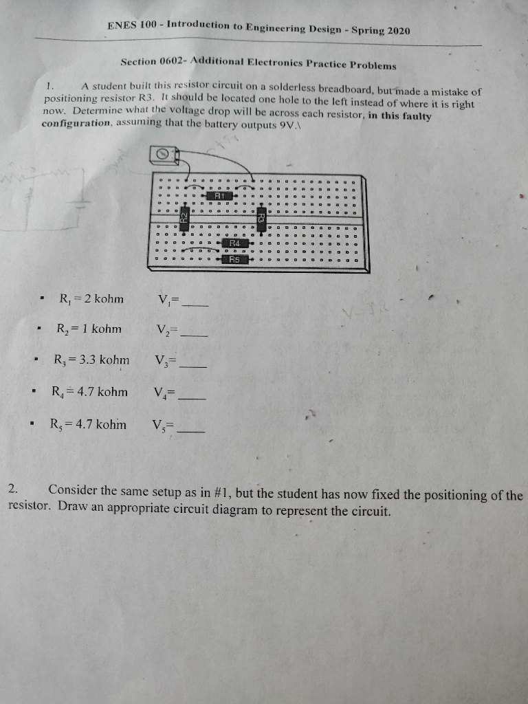 Solved ENES 100 - Introduction to Engineering Design - | Chegg.com